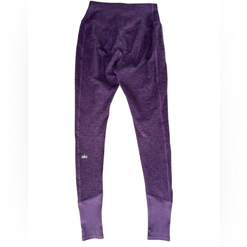 ALO Yoga High-Waist Alosoft Lounge Leggings Size XS Electric Violet ...