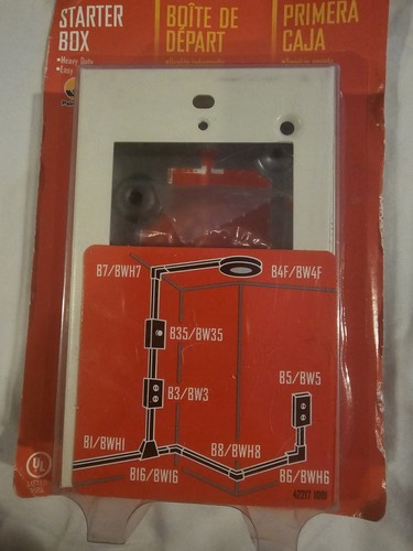 3 Wiremold B5 On-Wall Metal Starter Boxes Ivory | eBay