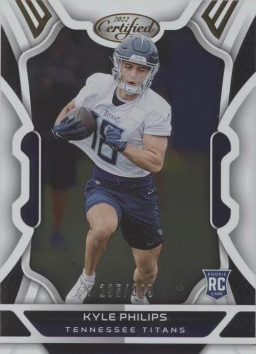 2022 Panini Certified - Rookies Kyle Philips #169 /399 (RC) for sale ...