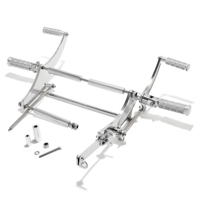 Virago XV535 XV400 87-04 Polished Forward Controls Footpegs Extension ...