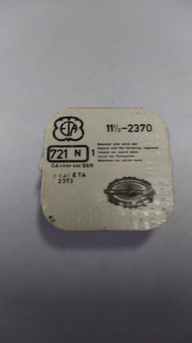 ETA 721 N 11 1/2-2370 Balance complete Old New Stock watch movement ...