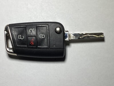 OEM VOLKSWAGEN SMART KEY FLIP KEY KEYLESS REMOTE 5G6 959 752 AN ...
