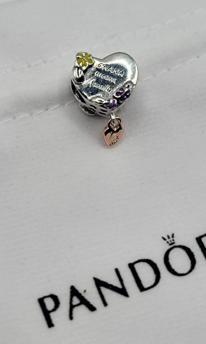 Authentic PANDORA Disney Ohana Lilo & Stitch Ohana C… - Gem