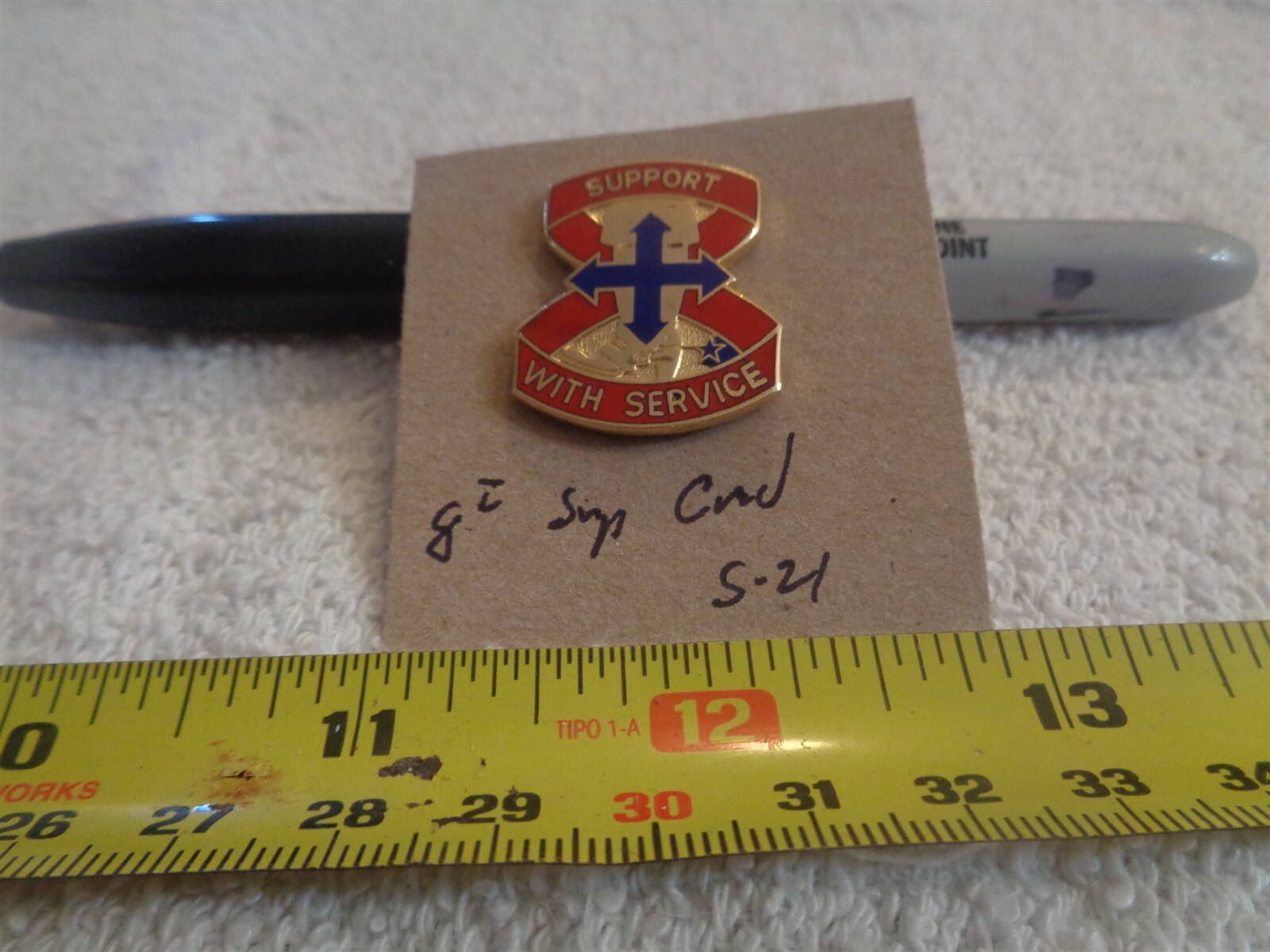 8th Support Command S-21 Unit Crest, DI, DUI (DRAW#6) | eBay