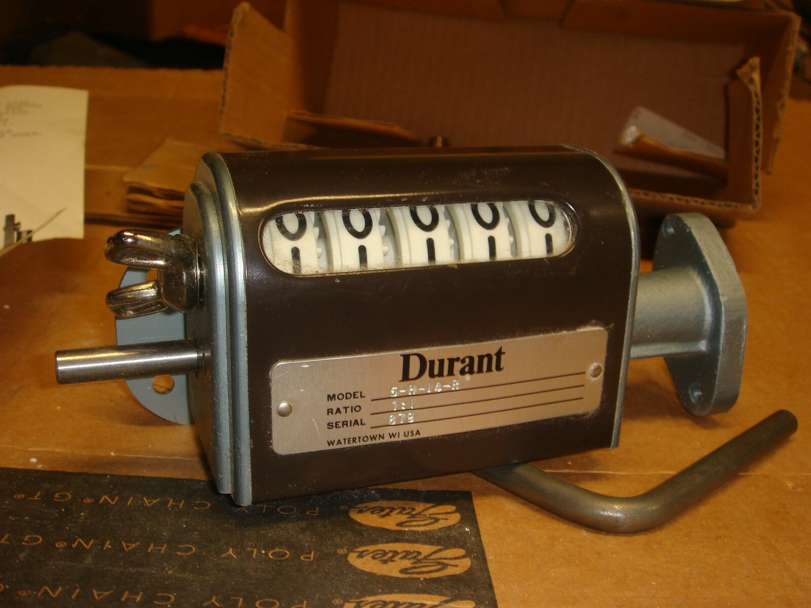 NOS Durant Stroke Counter 5-H-1-4-R 1.1 Ratio Serial Number 879 FREE ...
