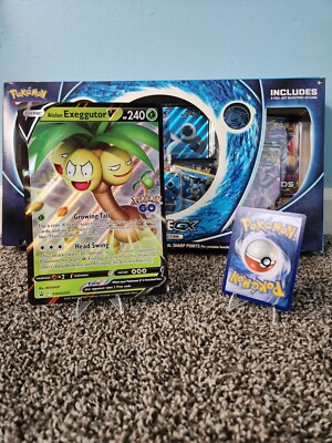 Pokemon SWSH Promo JUMBO / OVERSIZED Alolan Exeggutor V SWSH225 - Near ...