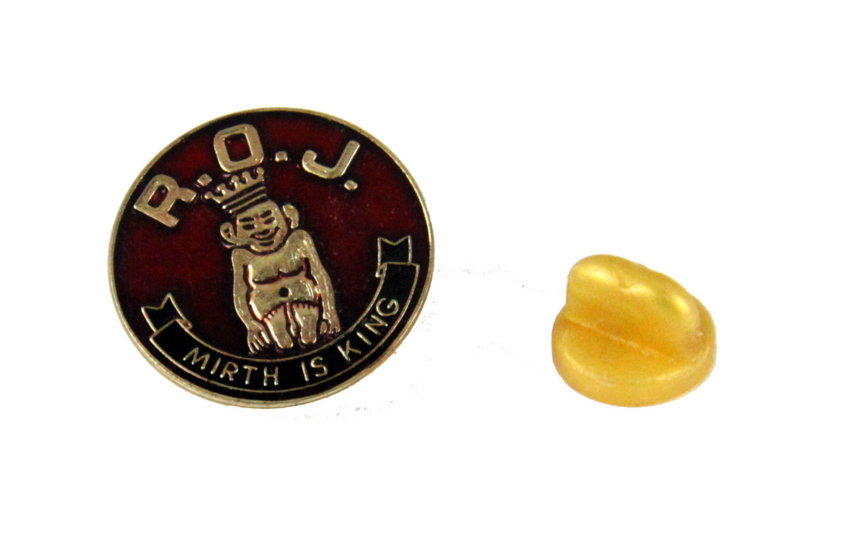 6030052 Royal Order of Jesters Billiken Lapel Pin Detailed Jester ROJ ...