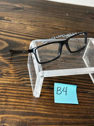 Ray-Ban Optics RB8901-5610 Men Black Shiny Gray Carbon Fiber Eyeglasses ...