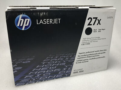 New Open Box Genuine HP LaserJet 27X (C4127X) Black High Volume Print ...