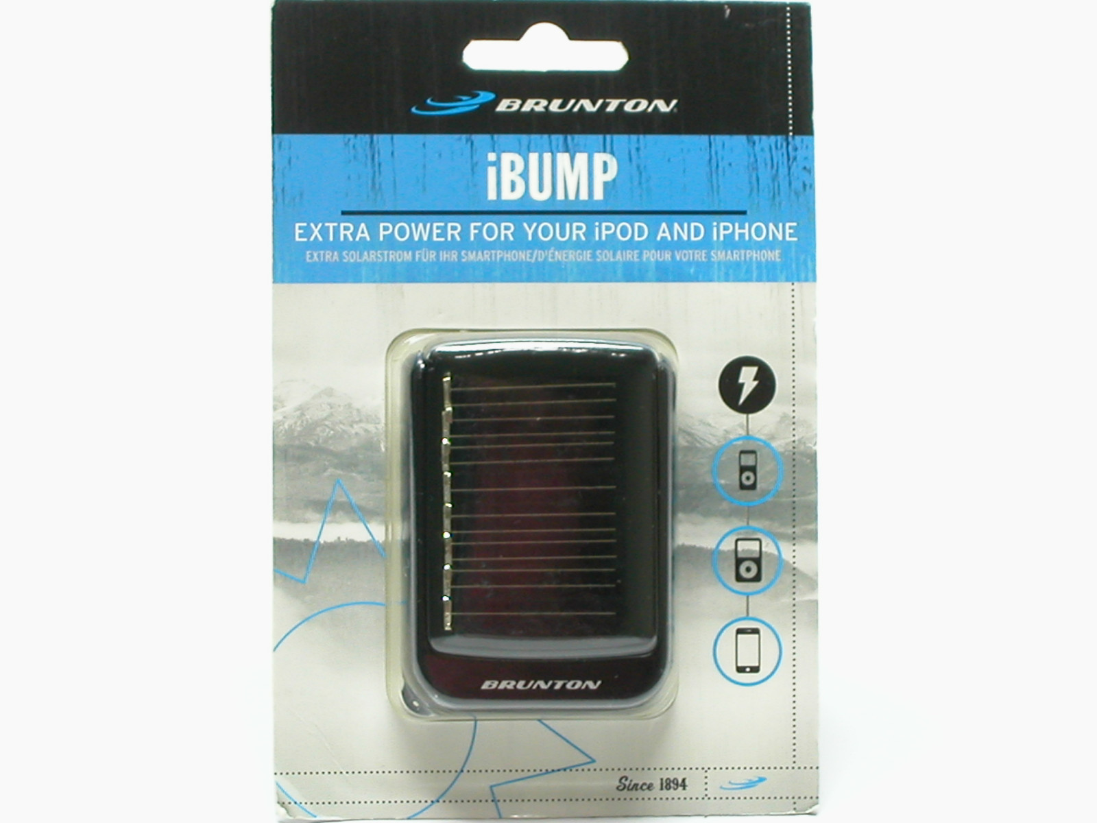 Brunton Bump Apple Solar Battery Charger for 30 Pin Adapter for iphone ...