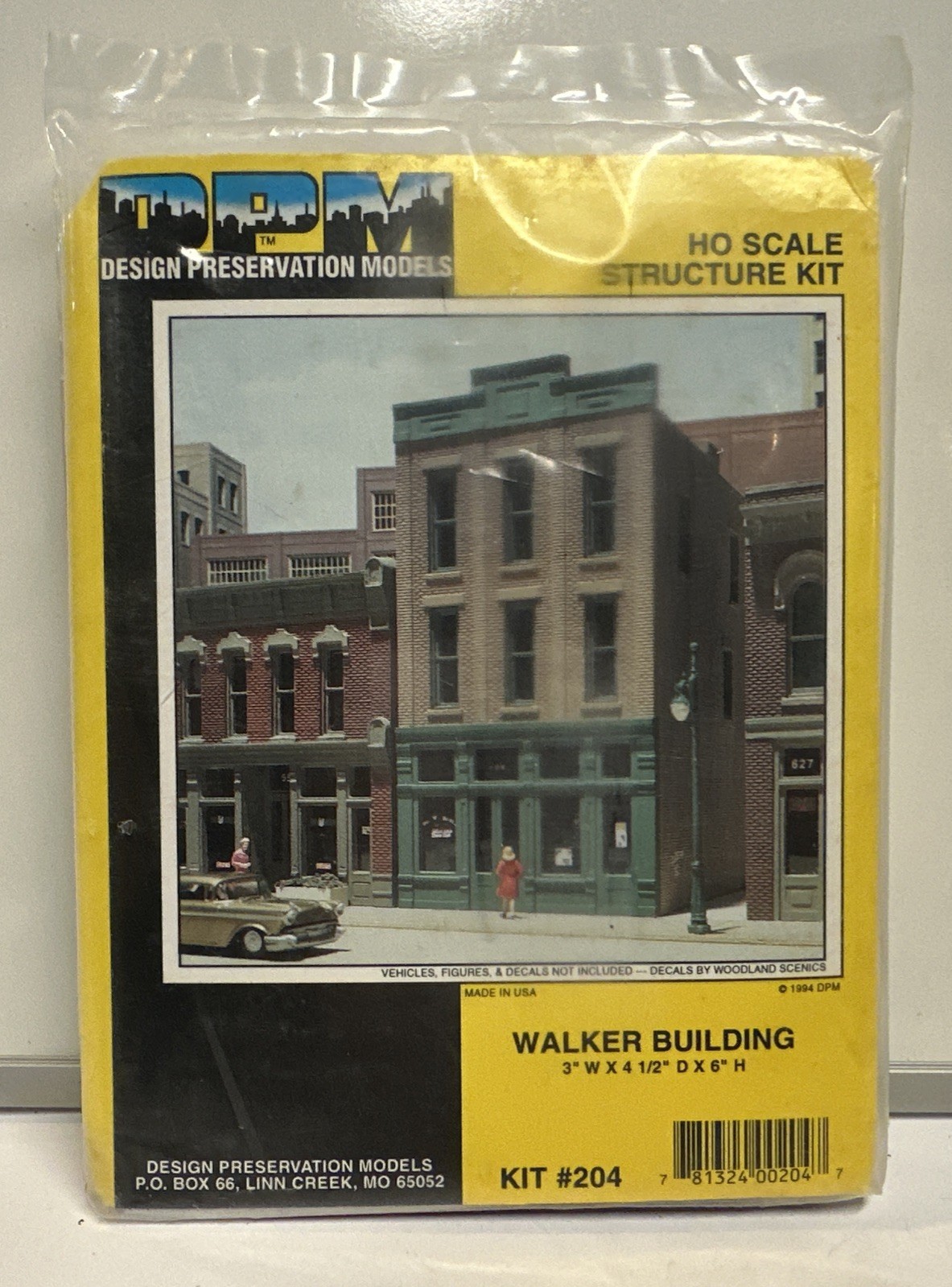 DPM HO Scale Walker Building Structure Kit #204 NOS | eBay