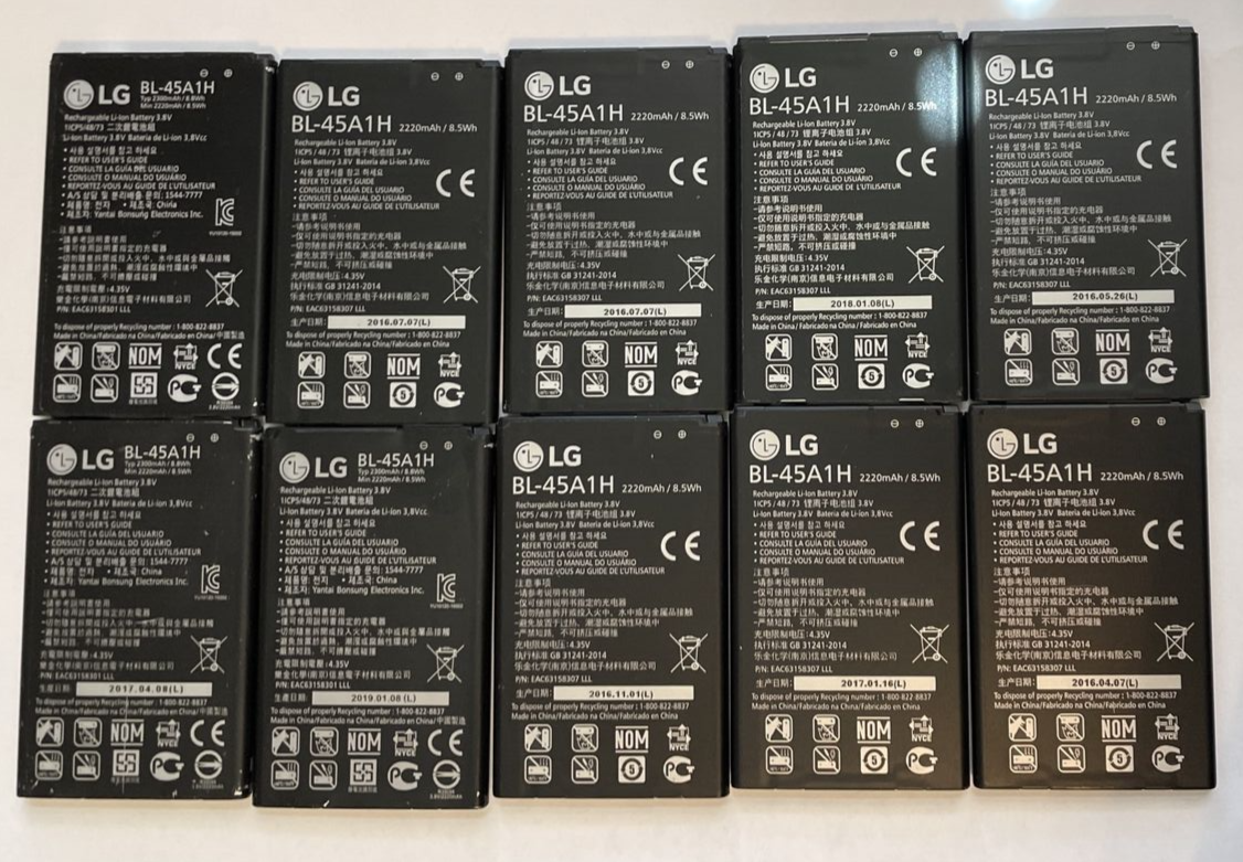 LOT OF 10 - OEM Original LG BL-45A1H K10 K425 K428 MS428 F670 2300mAh ...