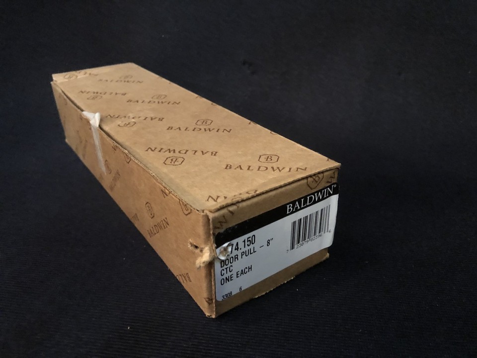 NWB Baldwin Hardware 8” Richard Door Pull Satin Nickel #2574.150. | eBay