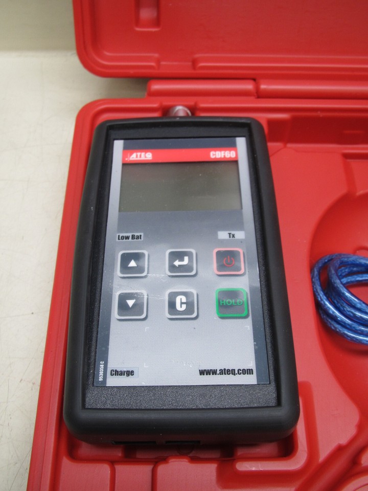 ATEQ CDF60 Compact Handheld Leak / Flow Calibrator w/ Case ...