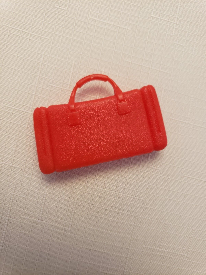 Vintage Barbie RED PLASTIC PURSE Handbag For Fashion Dolls 80'S 2.25 ...