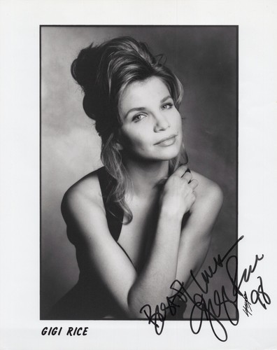 Gigi Rice (COA) Signed Autograph - Stunning Portrait Original Photo K75 ...