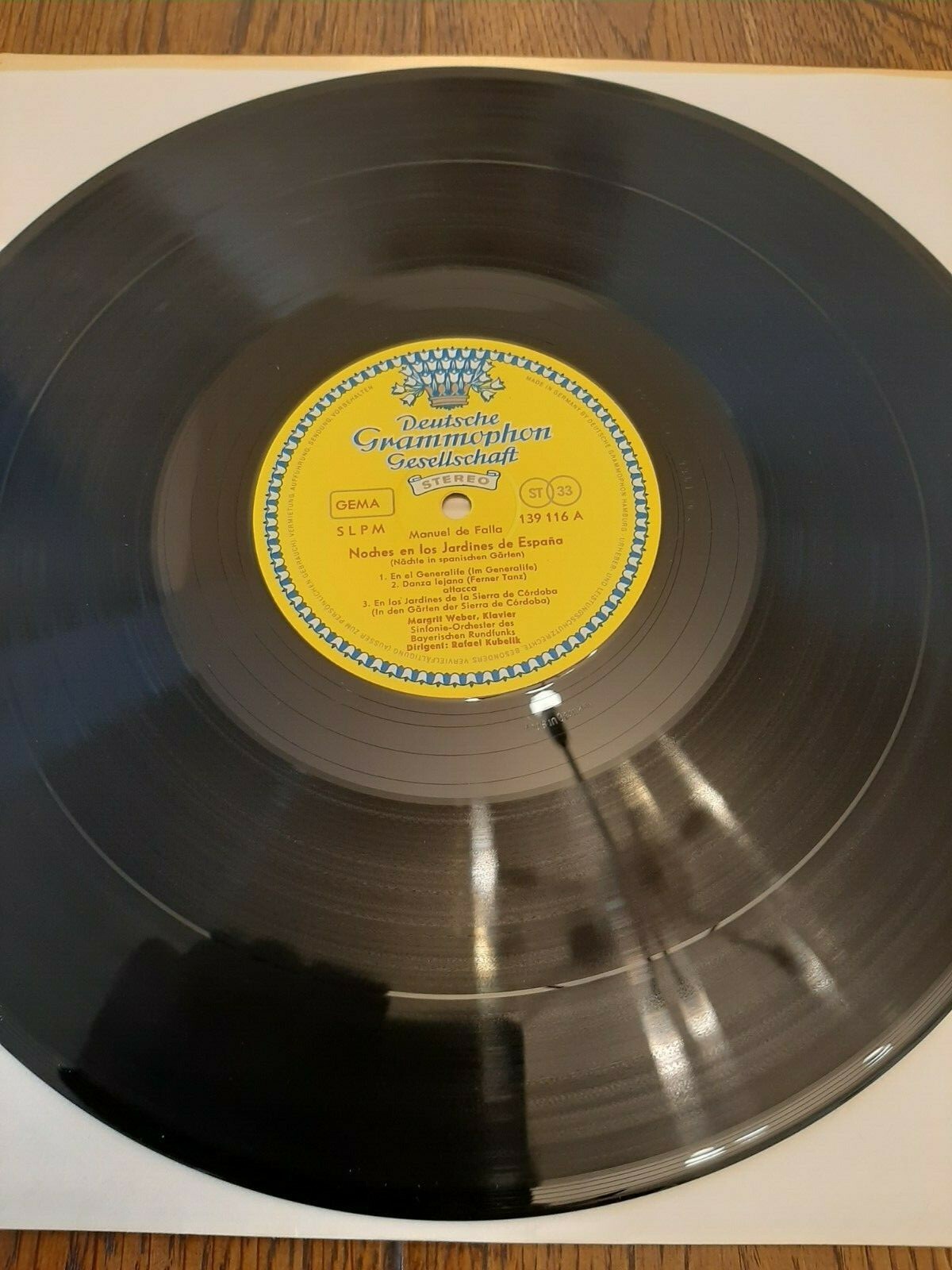 Margrit Weber-De Falla / Martinu. Rafael Kubelik. large TULIP SLPM ...