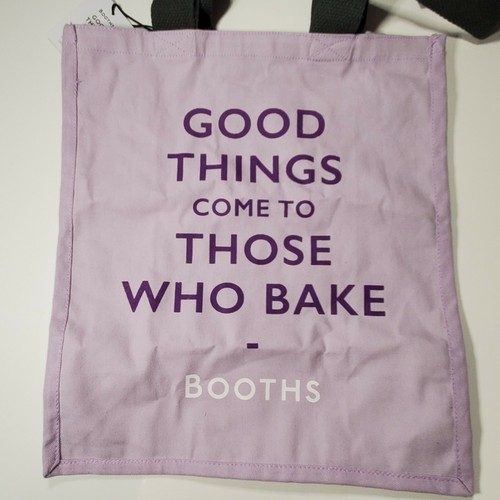 Booths Good Things Come to Those Who Bake Tote Bag Cotton North England ...
