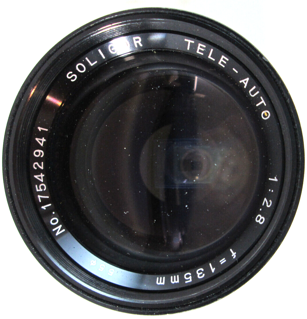 Soligor Tele-Auto Lens 1:2.8 F=135 Made in Japan Vintage 1970s No ...
