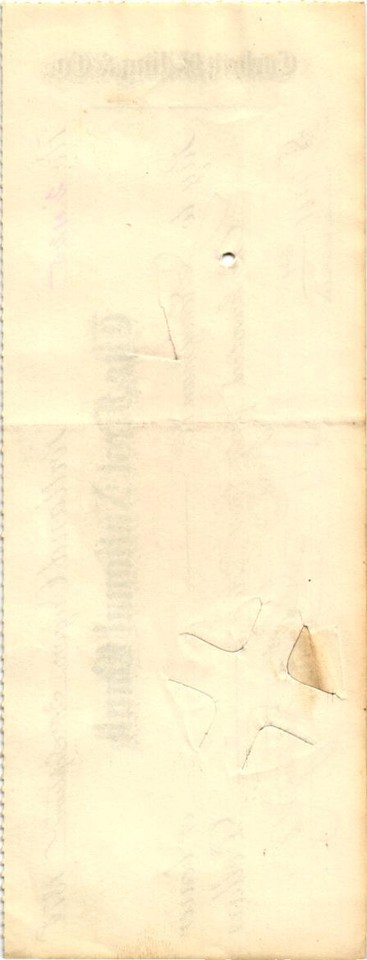 THE FIRST NATIONAL BANK,PORTLAND OREGON,1878,RN-G REVENUE STAMPED PAPER ...