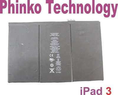 iPad 3 3rd Third Generation A1430 A1416 Wifi 3G Battery Genuine ...