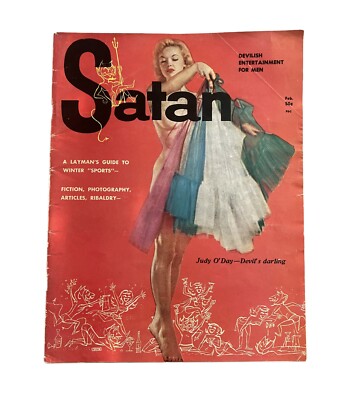 SATAN Magazine #1 1st Issue/ Judy O-Day Centerfold - 1957 - February ...