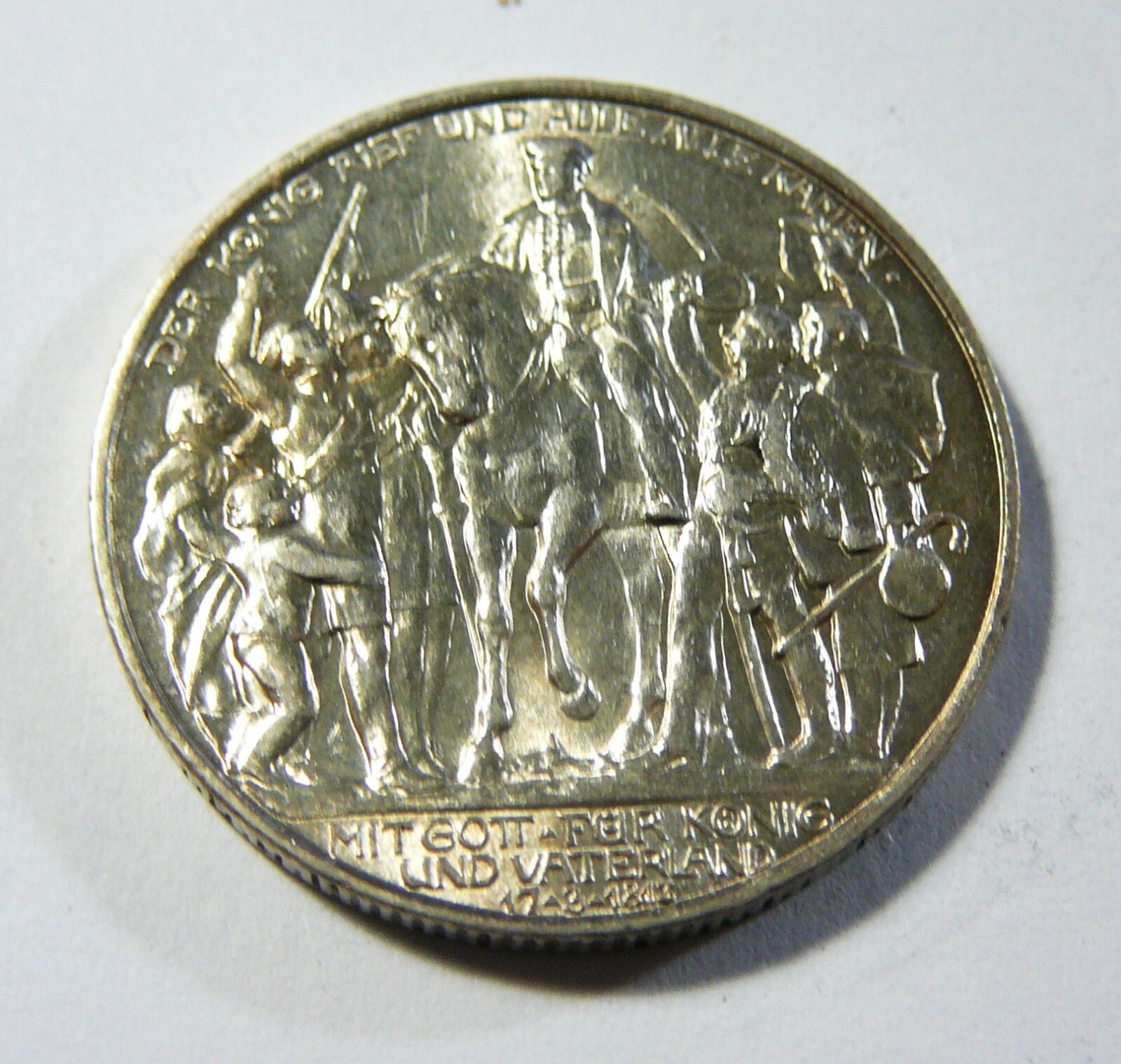 1913-A GERMANY Prussia Silver 2 Mark - Defeat of Napoleon Centennial | eBay