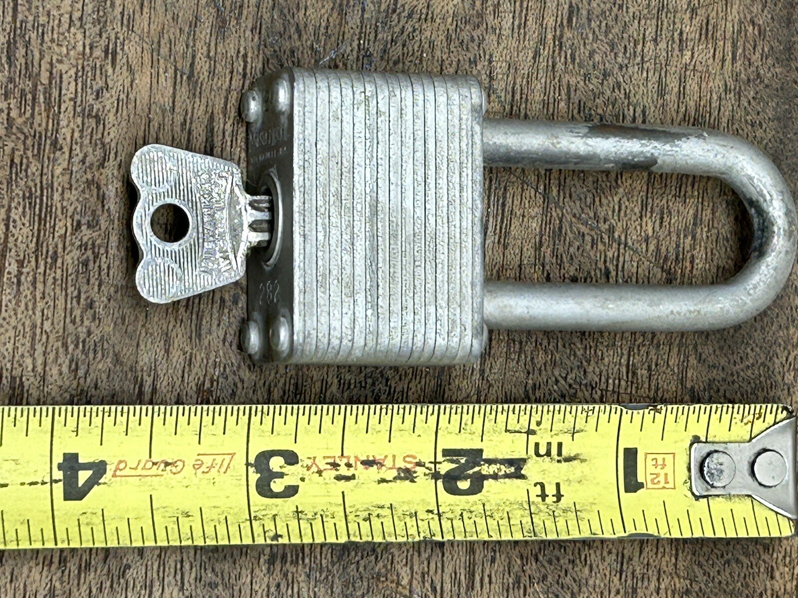 Vintage Master Lock #22 with 1 Key #282 ~ Made in Milwaukee Wisconsin ...