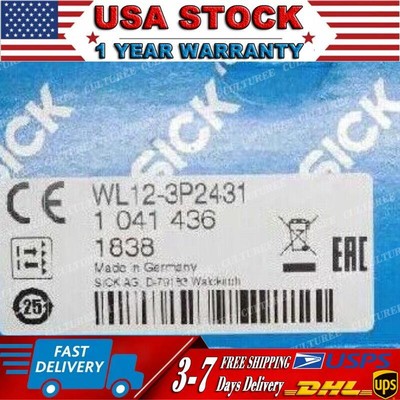 SICK WL12-3P2431 WL123P2431 Photoelectric Switch | eBay