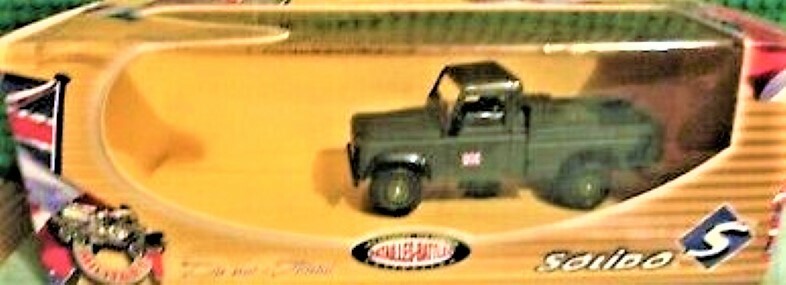 Solido 6132 British Land Rover - Open Back with Equipment 1/43 Die-cast ...