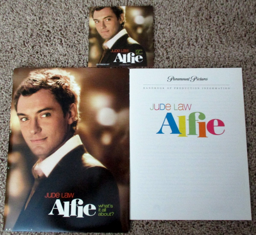 ALFIE PRESS KIT SIENNA MILLER JUDE LAW CD-ROM + PRODUCTION NOTES ...