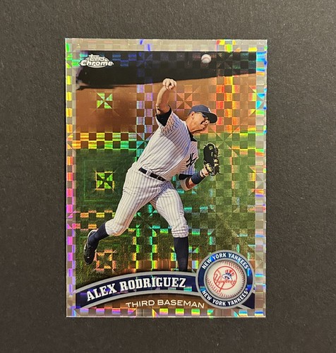 2011 Topps Chrome - Alex Rodriguez - X-FRACTOR SSP Refractor #100 ...