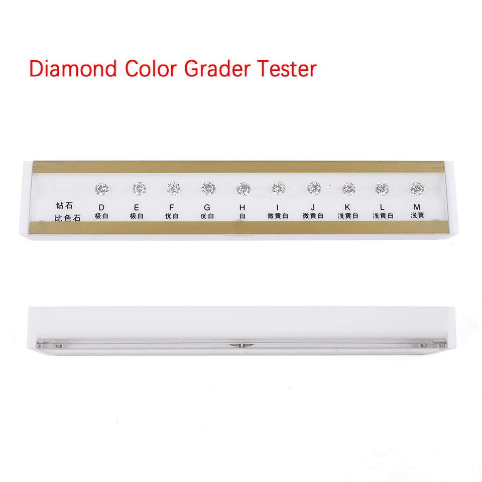 GIA Master Set Diamond Color Grading Color Tester D-M Colorimetric 10 ...