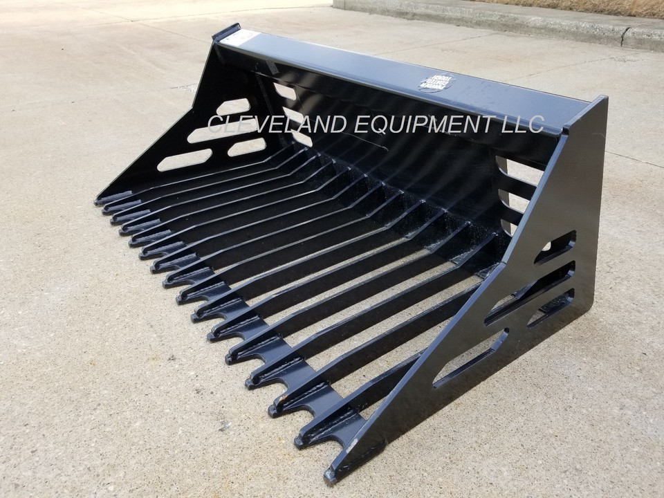 NEW 48" MINI SKELETON ROCK BUCKET Ditch Witch Boxer Skid Steer Loader ...