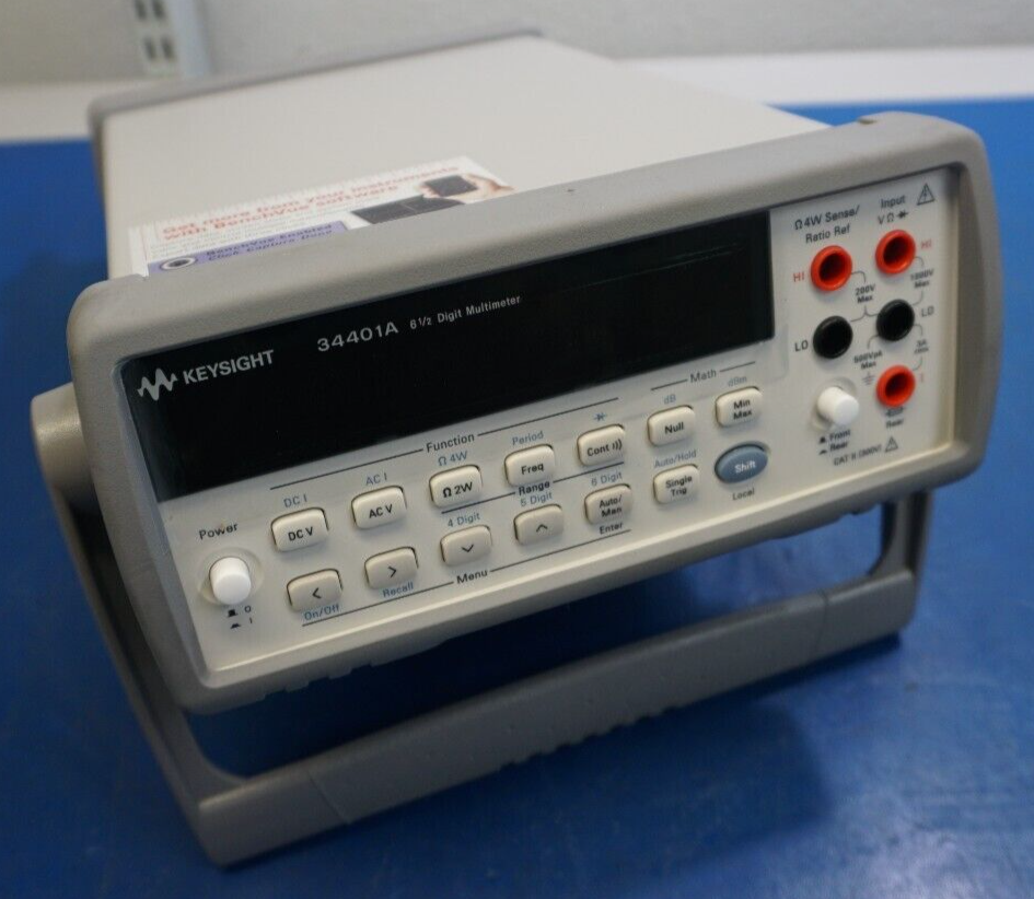 Keysight 34401A - Digital Multimeter - 6 1/2 Digit- Passes Self Test | eBay