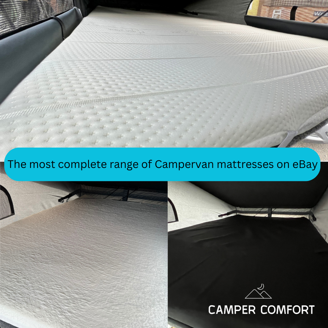 Campervan Pop Top Mattress Elevating Roof Bed Premium Memory Foam ...