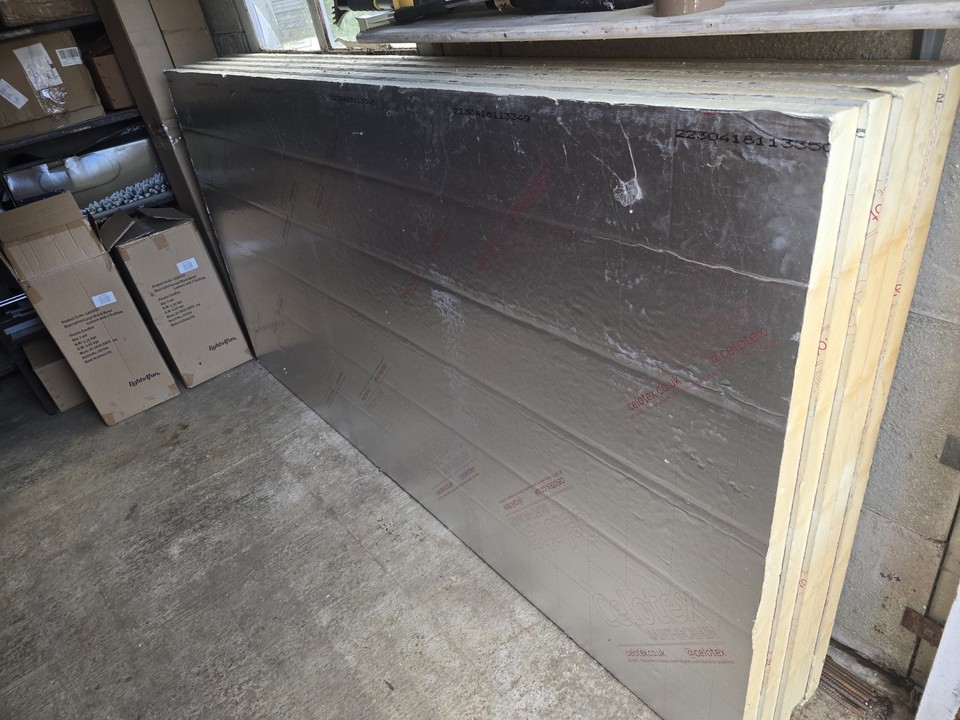 50mm Celotex GA4050 PIR Insulation Board - 2400mm x 1200mm | eBay UK