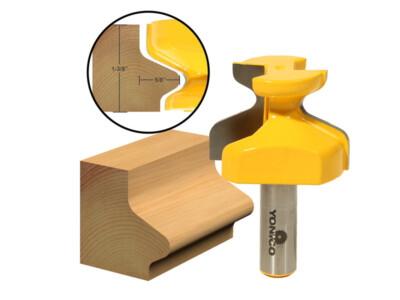 1-3/8" Finger Grip Router Bit - 1/2" Shank - Yonico 13129 | eBay