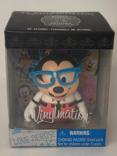 Disney Vinylmation Nerds Mickey Mouse Figure 3" Toy New | eBay