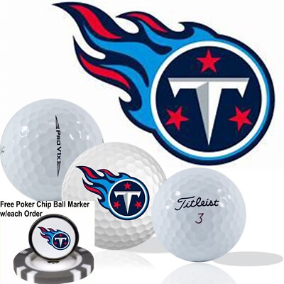 NFL Tennessee Titans • Golf Balls 12 pack • Titleist ProV1X ...