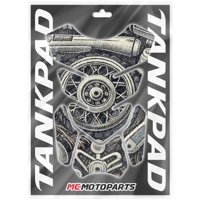 Non-Slip Fuel Pad Custom Motorcycle Tank Pad Shield | eBay