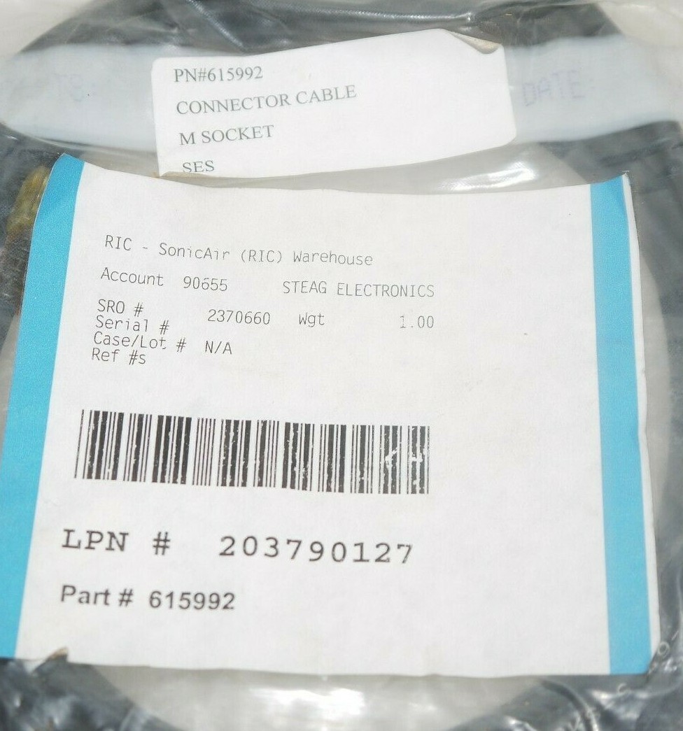 BALLUFF BKS-S49-4-PU-03 CABLE CONNECTOR ASSEMBLY M SOCKET 3 METERS NEW ...