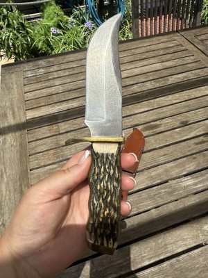 Vintage Made in USA Schrade 171UH Uncle Henry Pro Hunter Knife w ...