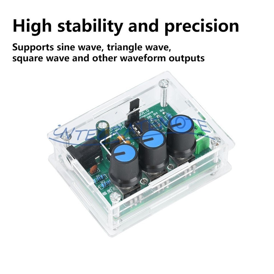 XR2206 Function Signal Generator 1HZ-1MHZ DIY Sine Triangle Square Wave ...
