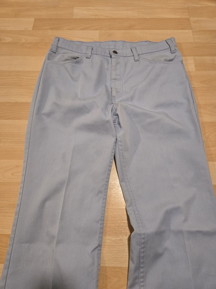 Levis Sta Prest 70s/80s VTG Blue 517 Boot Cut Disco Hippie Mens Trouser ...
