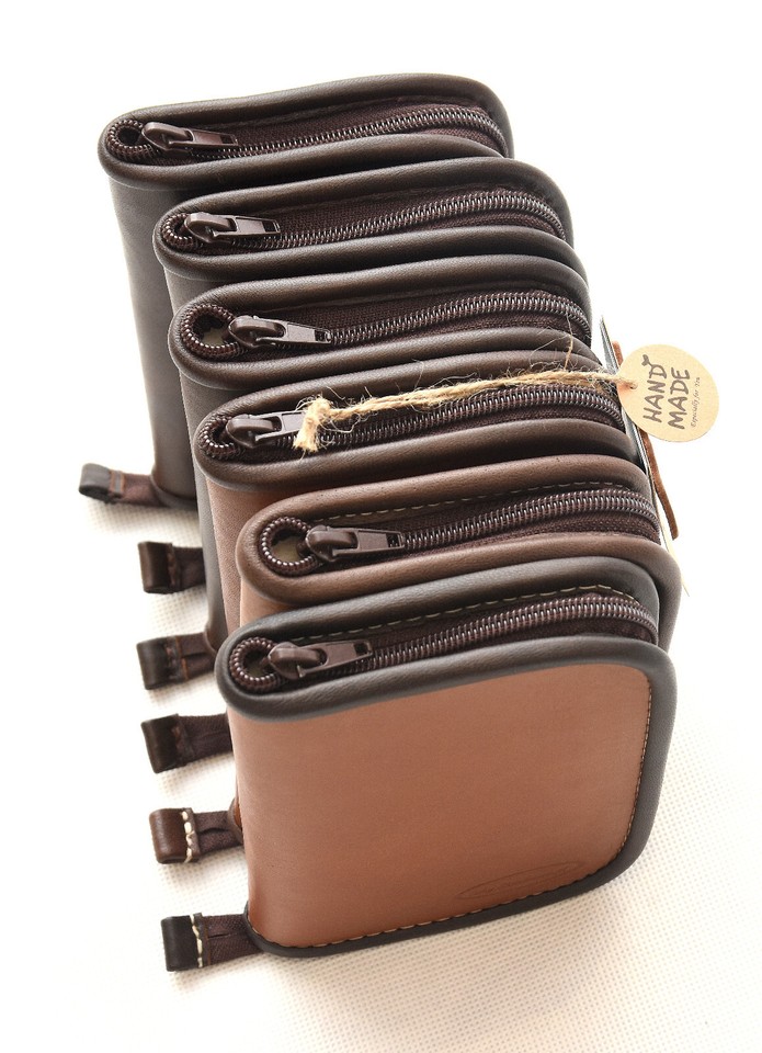 Personalized Leather Fly Fishing Wallet ,Fishing Gift Hand Made ...