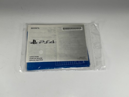 Sony Playstation 4 PS4 Pro SEALED Quick Start Guide & Safety Guide ...