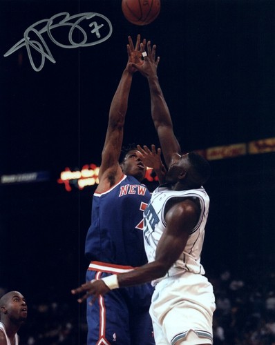 JR REID Autograph Signed 8X10 PHOTO #2 UNC NBA HORNETS SPURS KNICKS ...