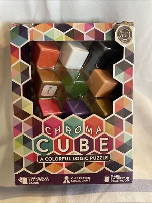 Chroma Cube A Colorful Logic Puzzle (Brain Toy Award Winner, 2018) NEW- Opened | eBay