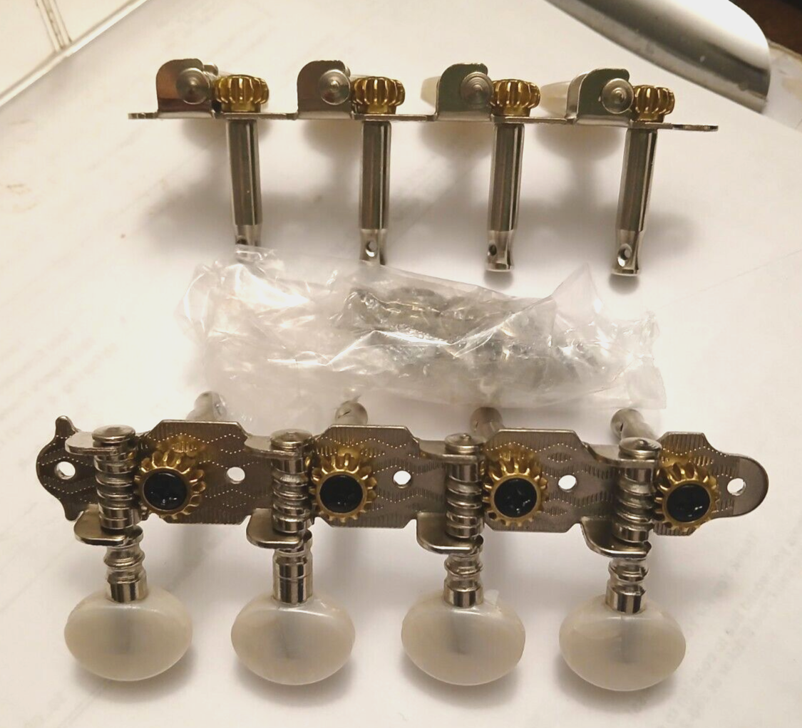 Economy Mandolin 4x4 Tuning Keys Tuning Pegs A style Mandolins 1" Post ...